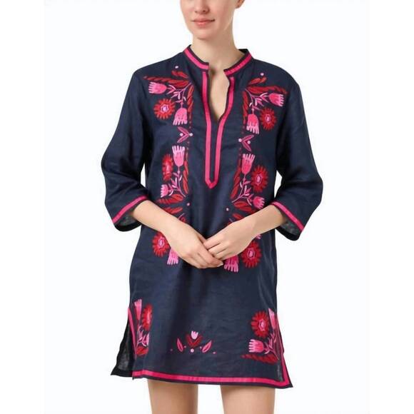 Vilagallo | Dresses | New Vilagallo Caftan Dress With Floral Design In ...